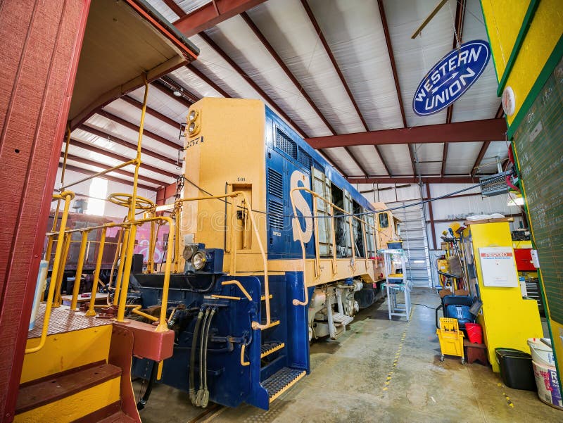 Interior View of the Oklahoma Railway Museum Editorial Photo - Image of ...