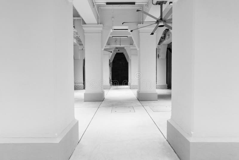 Old Column of Historical Architecture Stock Image - Image of corridor ...