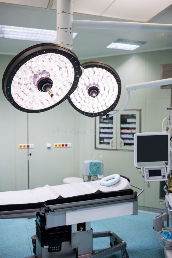 Interior View of Operating Room Stock Image - Image of medicare ...