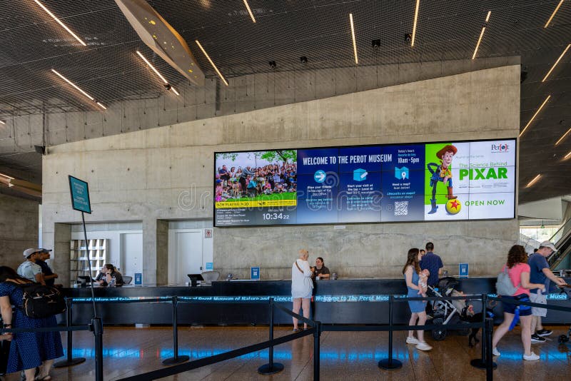 Interior View of the Perot Museum of Nature and Science Editorial Stock ...