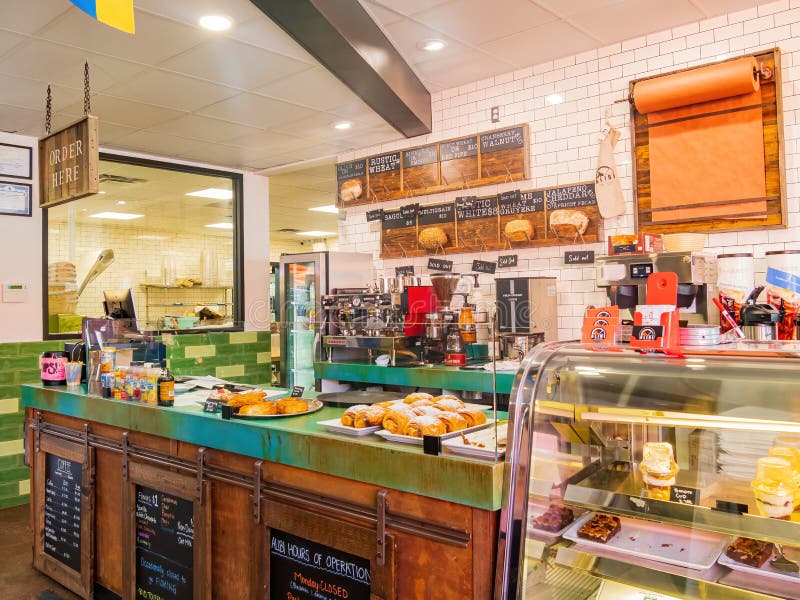 Interior View of a Pizza Restaurant Editorial Stock Image - Image of ...