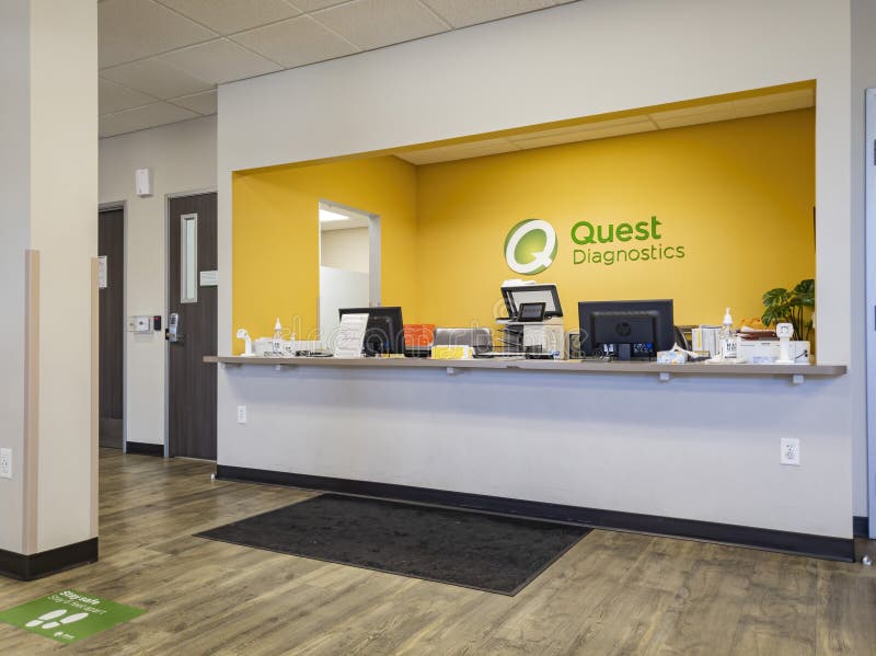 Interior View of the Quest Diagnostics Editorial Stock Image - Image of ...