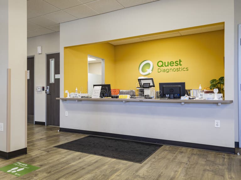 Interior View of the Quest Diagnostics Editorial Stock Image - Image of ...