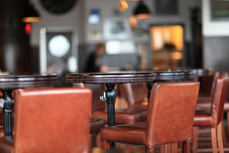 Interior View of a Restaurant Stock Image - Image of leisure, cafe ...
