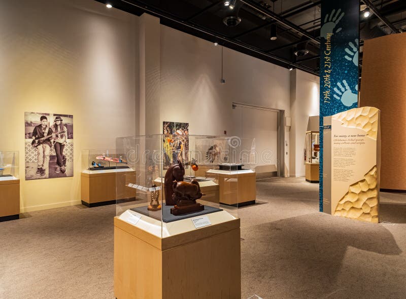 Interior View of the Sam Noble Oklahoma Museum of Natural History ...