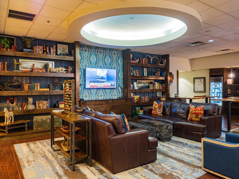 Interior View of the Sheraton Oklahoma City Downtown Hotel Editorial ...