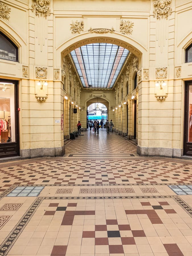 Interior View of a Shopping Mall in Zagreb Editorial Stock Photo ...