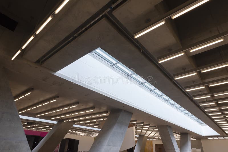 Skylight in Modern Architecture Stock Photo - Image of indoor ...