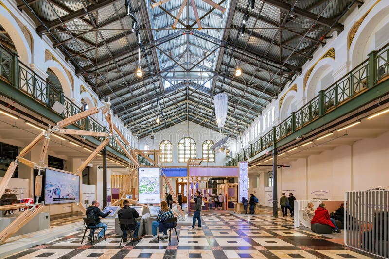Interior View of the Smithsonian Arts Industries Building Editorial ...