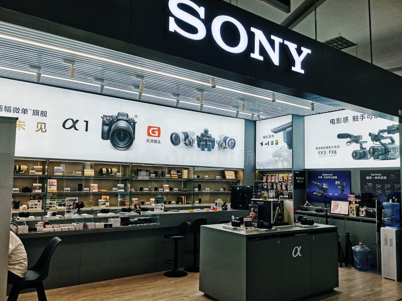 Sony store editorial image. Image of texas, sony, galleria - 43024395