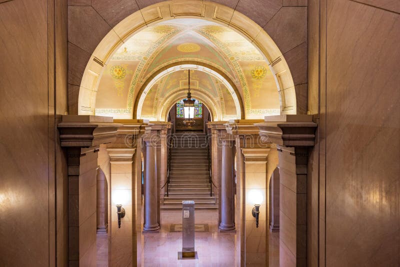 Interior View of the St. Louis Public Library - Central Library Stock ...