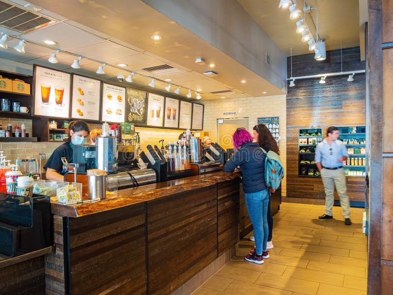 Interior View of the Starbucks Coffee Editorial Photography - Image of ...