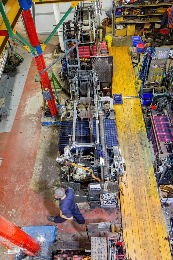 Interior View of the Tartan Weaving Mill and Experience Editorial Stock ...