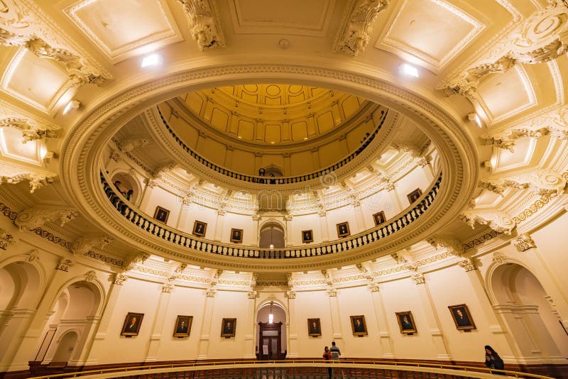 Interior View of Texas Capitol Editorial Photo - Image of government ...