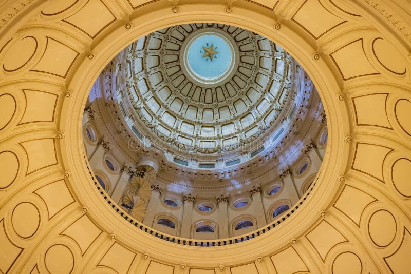 Interior View of Texas Capitol Editorial Image - Image of public ...