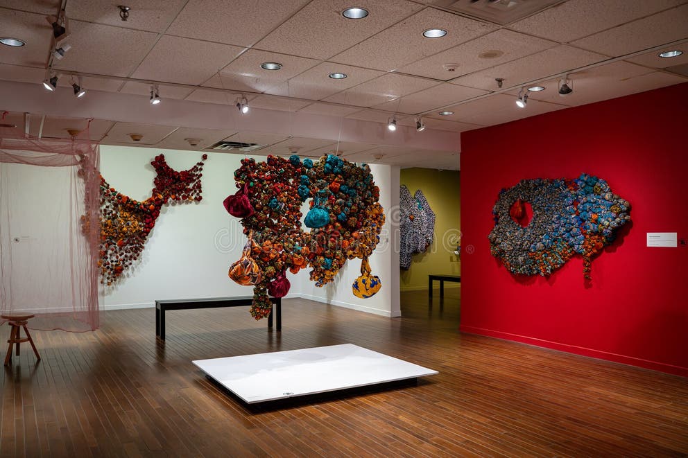 Interior View of the Textile Museum of Canada in Toronto. Editorial ...