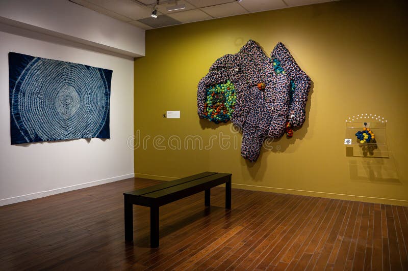 Interior View of the Textile Museum of Canada in Toronto. Editorial ...
