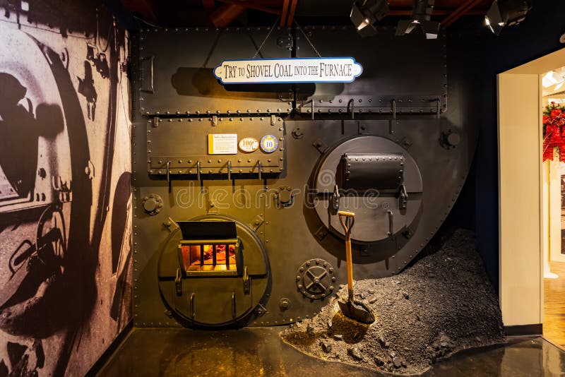 Interior View of the TITANIC Museum Attraction Stock Photo - Image of ...