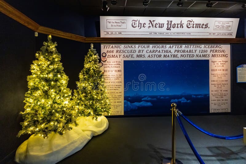 Interior View of the TITANIC Museum Attraction Editorial Image - Image ...