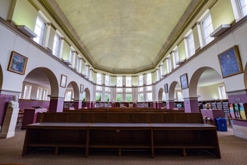 Interior View of the Uris Library of Cornell University Editorial Image ...