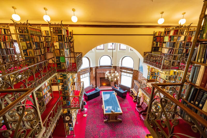 Interior View of the Uris Library of Cornell University Editorial ...