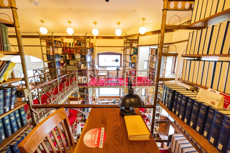 Interior View of the Uris Library of Cornell University Editorial Stock ...