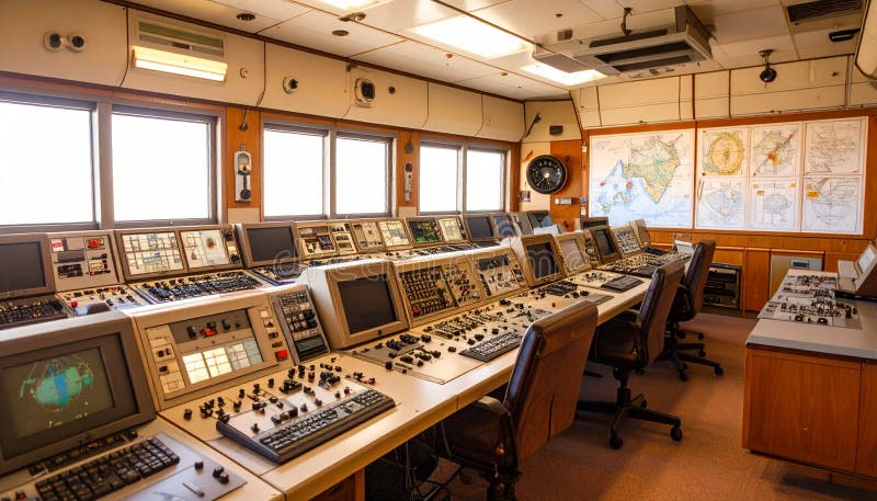 Interior Military Control Room Stock Illustrations – 261 Interior ...