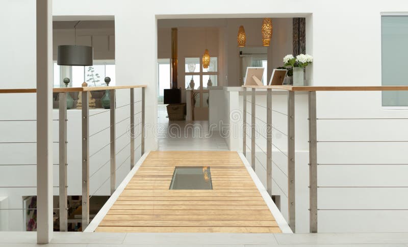 Interior View of Walkway at Home Stock Photo - Image of abode ...