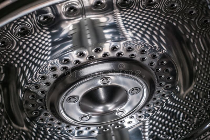 Interior View of a Washing Machine. Stock Photo - Image of appliance ...