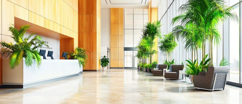 An Interior View of the Wellness Center at the Hotel with Its Reception ...