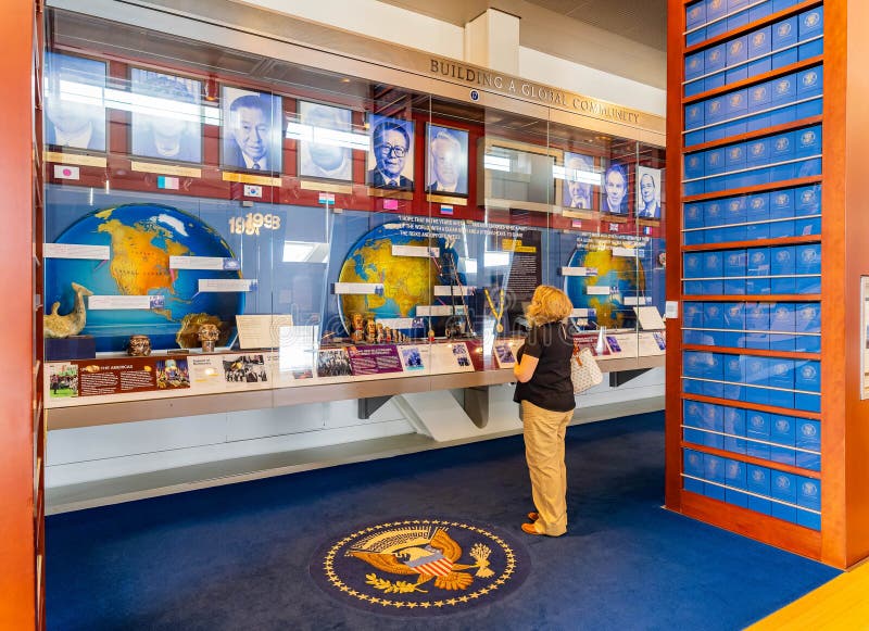Interior View of the William J. Clinton Library and Museum Editorial ...