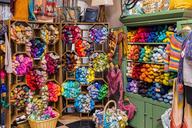 Interior View of a Wool Store Editorial Photography - Image of people ...