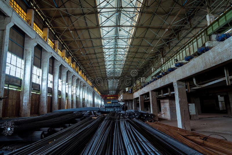 Interior View of Workshop of a Factory Stock Image - Image of work ...