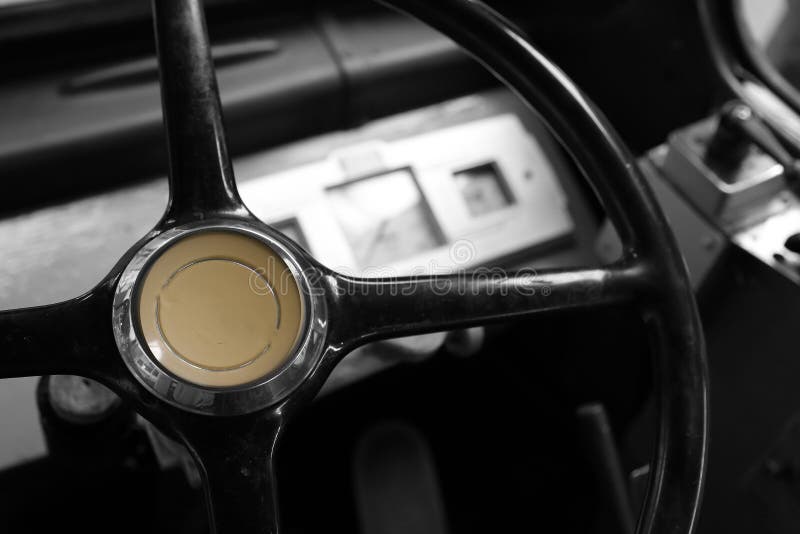 Interior of a Vintage Leyland Leopard Bus Stock Photo - Image of retro ...