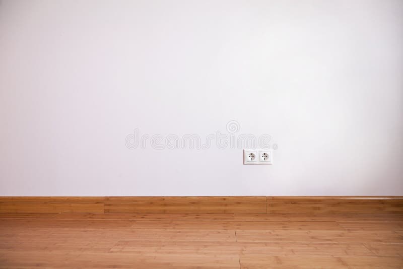 Interior Wall with Domestic Power Outlet Stock Photo - Image of supply ...
