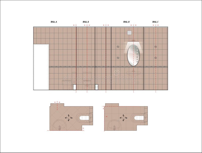Interior wall layout stock illustration. Illustration of residential ...