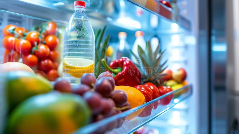 The Interior Walls of the Fridge are Lined with a Crisp White Material ...