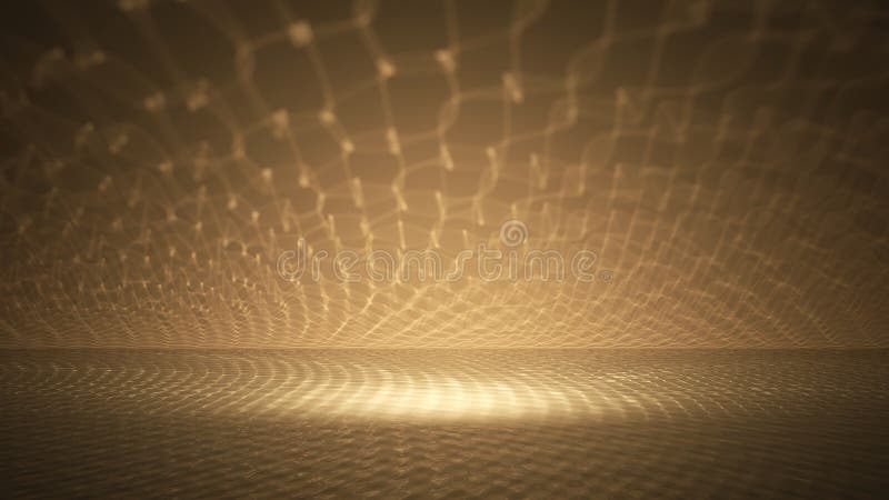 Interior Water Pool With Caustics Pattern In Blade Runner 2049 Style ...