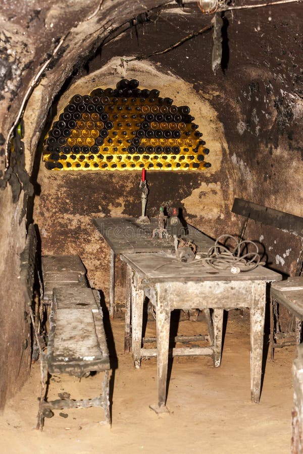 Interior of Wine Cellar in Retz, Lower Austria, Austria Stock Photo ...