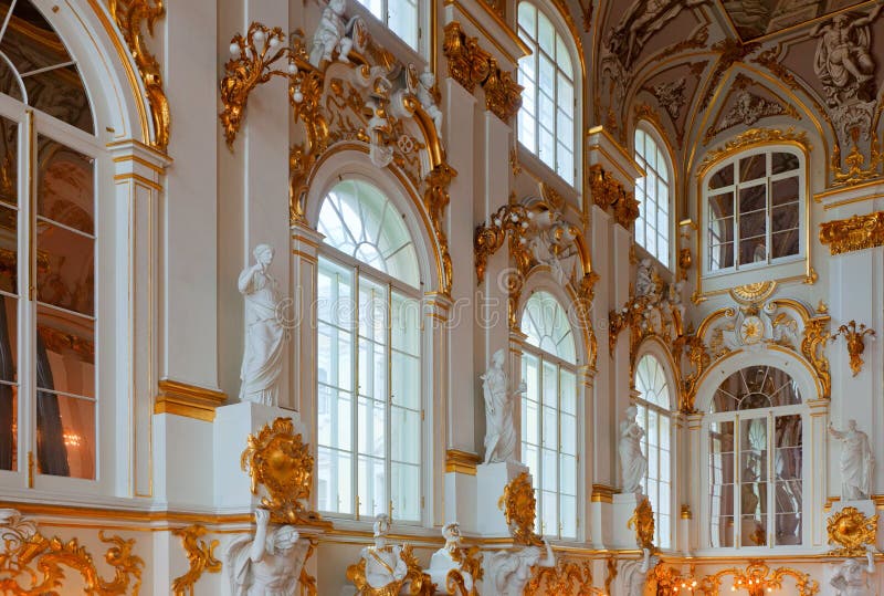 Great Hall in Rundale Palace Editorial Image - Image of grand, decor ...