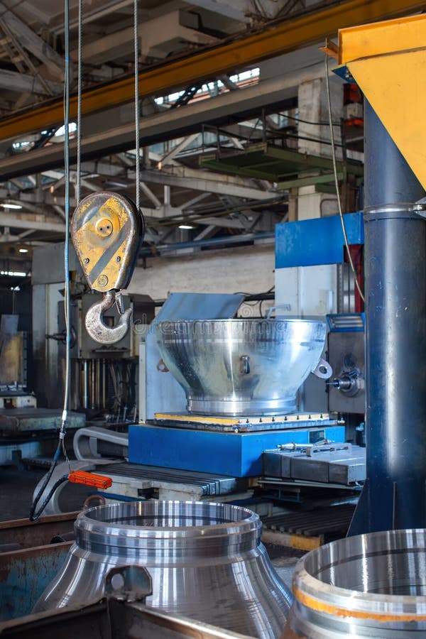 Interior of a Workshop of a Large Machine-building Plant Stock Image ...