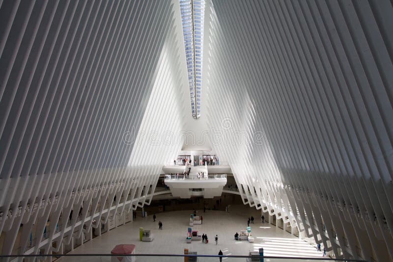 Interior of World Trade Center Station (PATH) Editorial Stock Photo ...