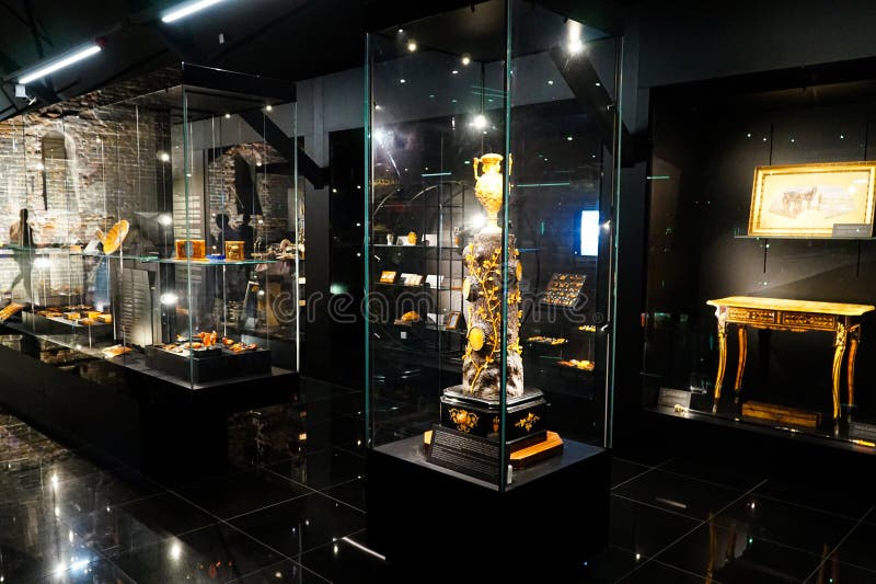Interiors of the Amber Museum in Gdansk Editorial Photography - Image ...