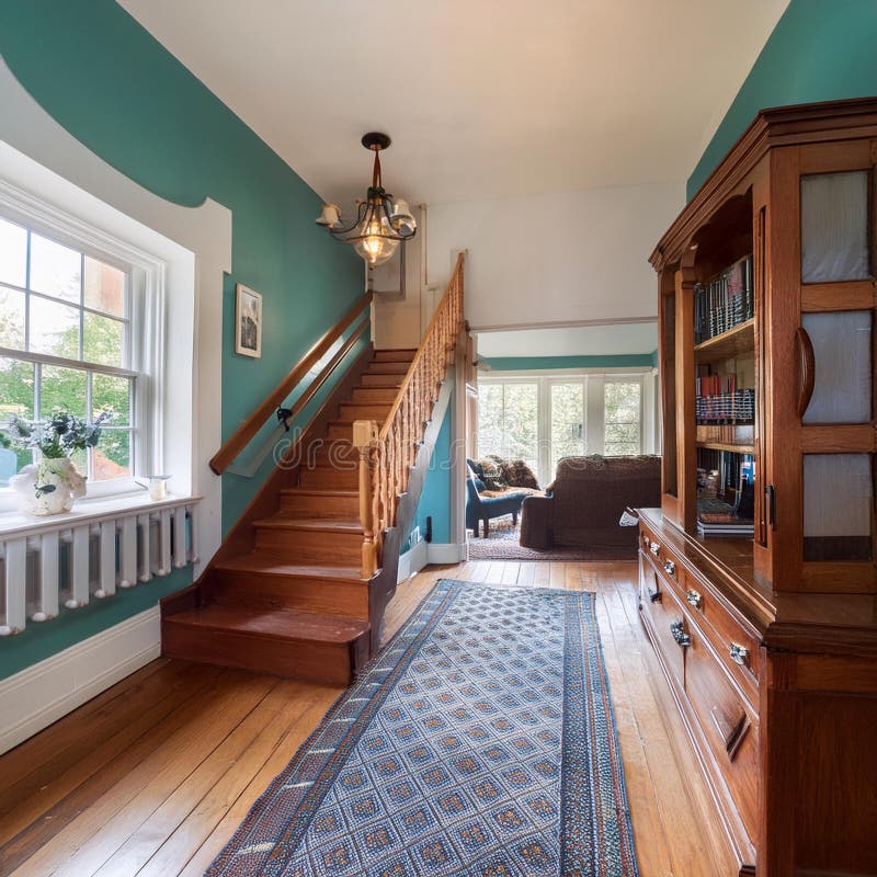 Interiors of a British House, AI Generated Stock Illustration ...