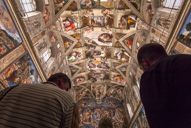 Interiors and Details of the Sistine Chapel, Vatican City Editorial ...