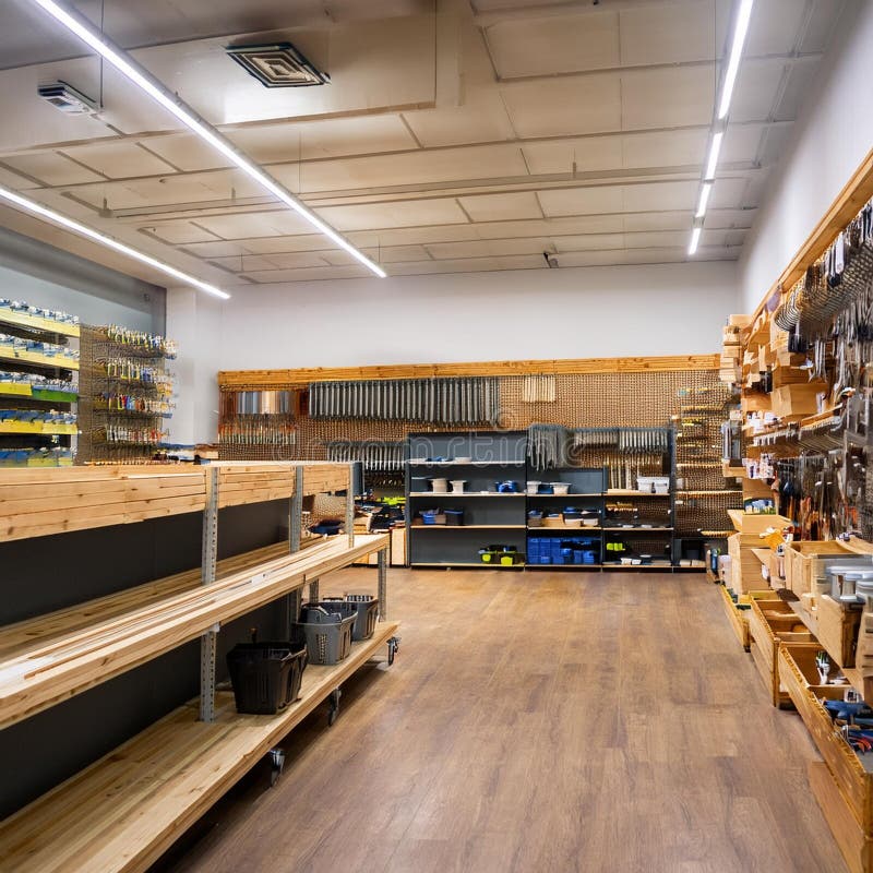 Interiors of a DIY Store, AI Generated Stock Illustration ...