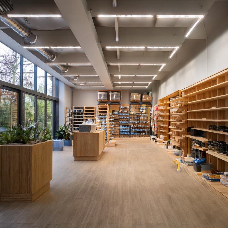 Interiors of a DIY Store, AI Generated Stock Illustration ...