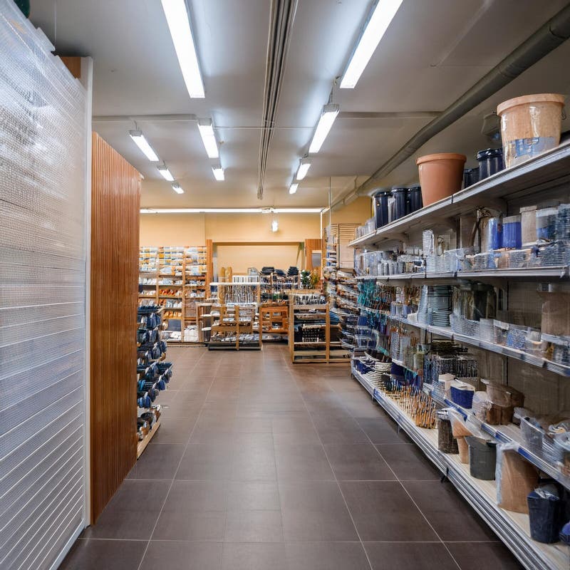 Interiors of a DIY Store, AI Generated Stock Illustration ...