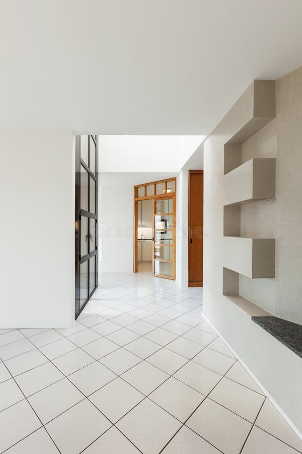 Interiors of Empty Apartment Stock Photo - Image of apartment, inside ...