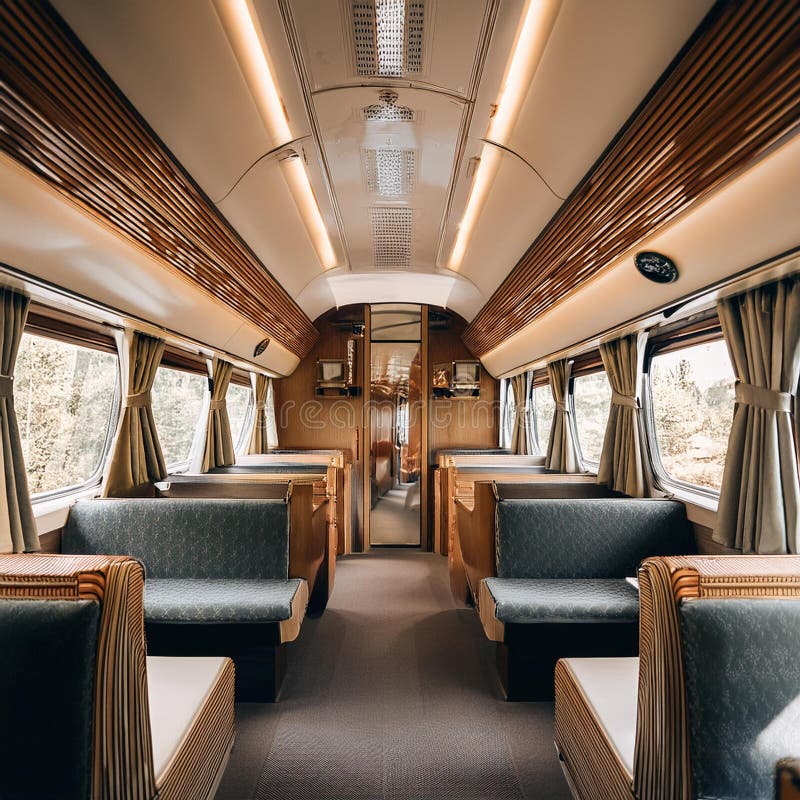 First Class Train, AI Generated Stock Illustration - Illustration of ...